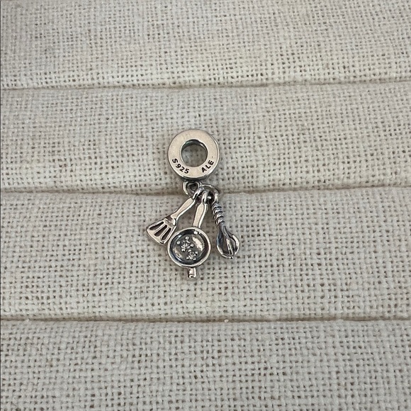 Pandora | Jewelry | Pandora Spatula Frying Pan Whisk Dangle Charm ...